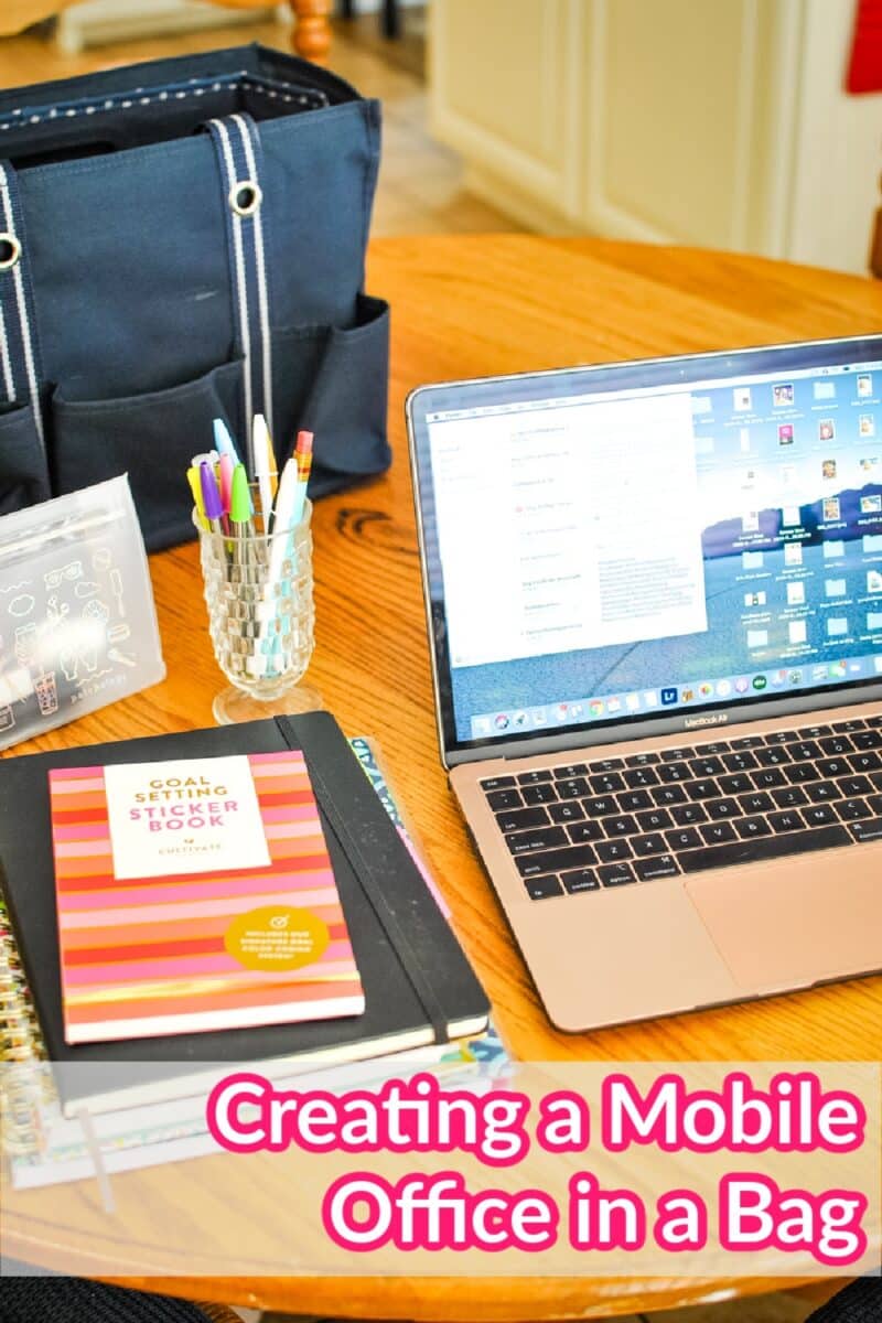 A Simple Mobile Office Setup | by Sweetpea Lifestyle