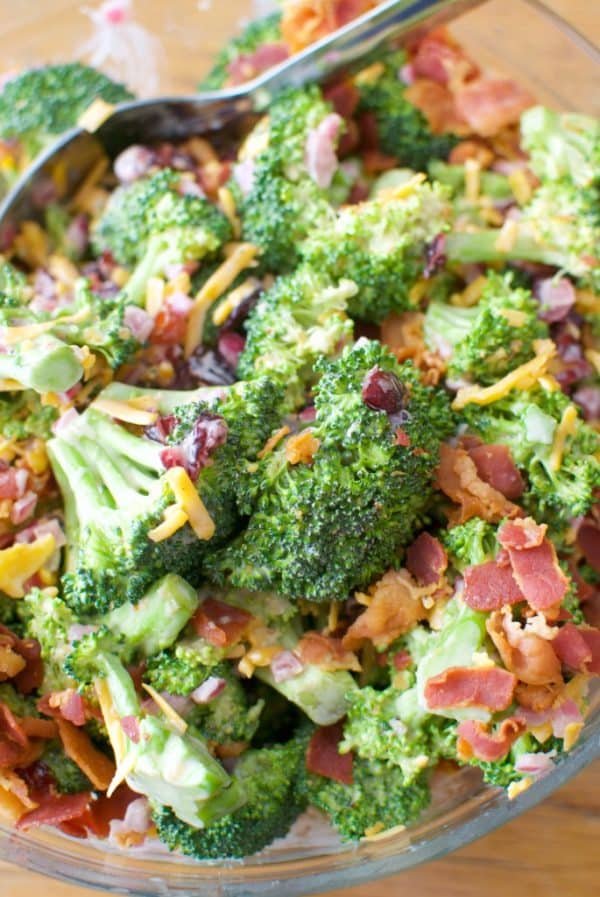 Easy Broccoli Salad - Sweetpea Lifestyle