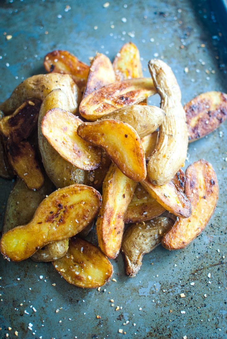 Sheet Pan Roasted Fingerling Potatoes - Sweetpea Lifestyle