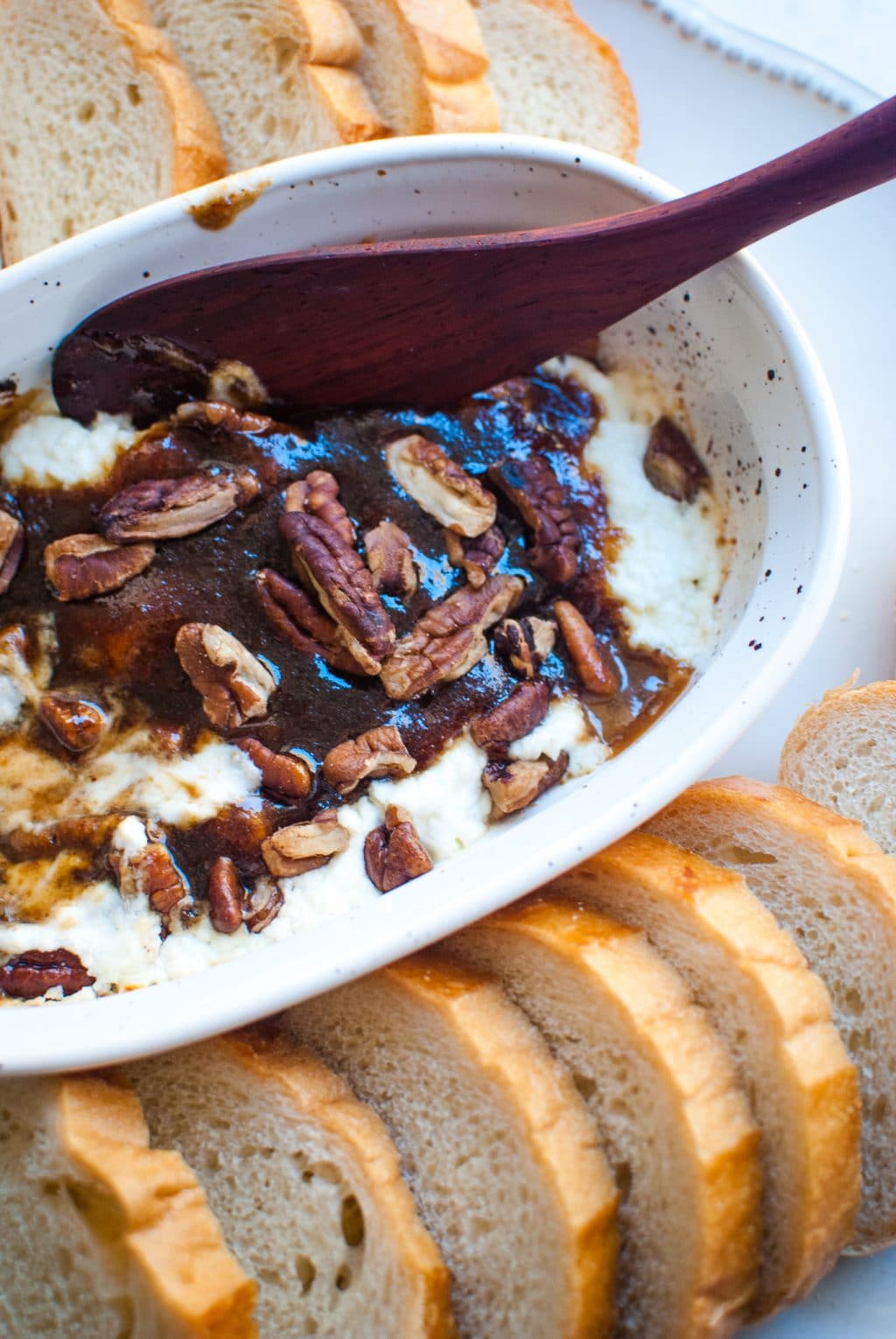 Brown Sugar & Spice Glazed Goat Cheese - Sweetpea Lifestyle