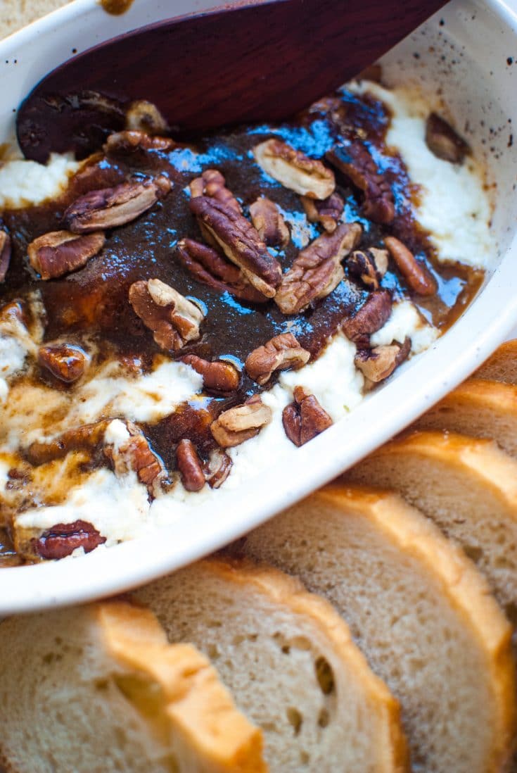 Brown Sugar & Spice Glazed Goat Cheese - Sweetpea Lifestyle