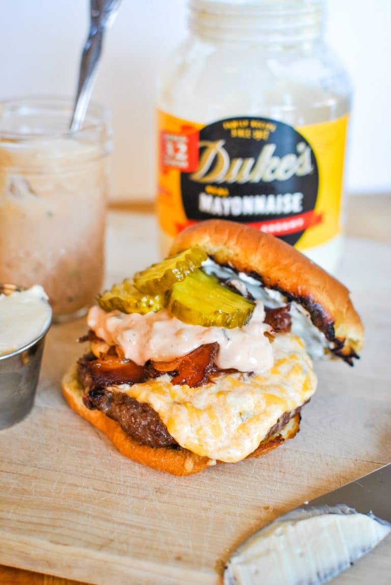 Dynamite Burger Recipe - Sweetpea Lifestyle