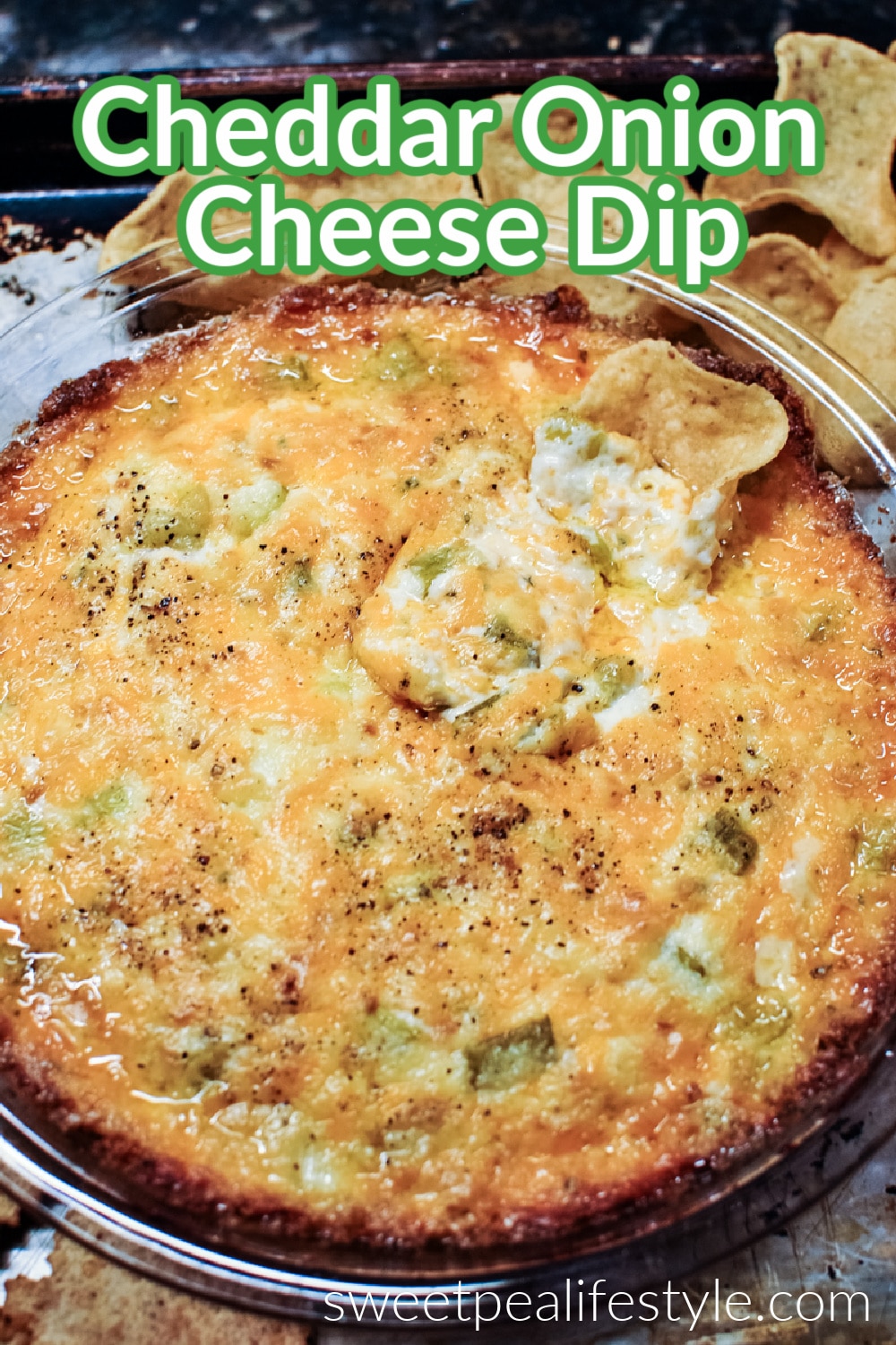 Cheddar Onion Cheese Dip - Sweetpea Lifestyle