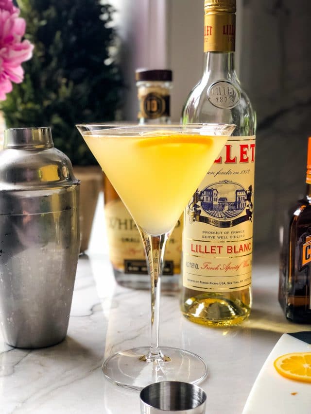 Lillet Sour Cocktail Recipe | Lillet Blanc Cocktail Recipe