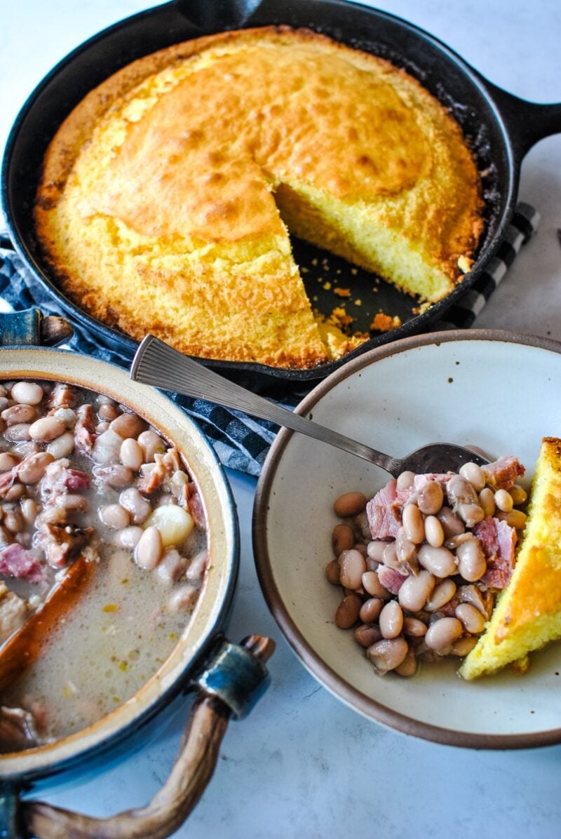 Southern Pinto Beans and Ham Recipe - Sweetpea Lifestyle