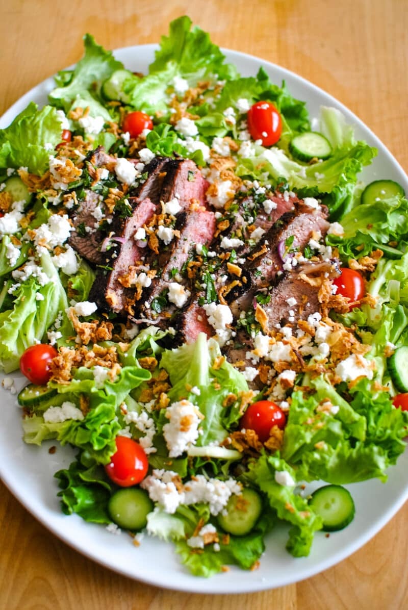 Simple Steak Salad | Delicious Steak Salad Recipe