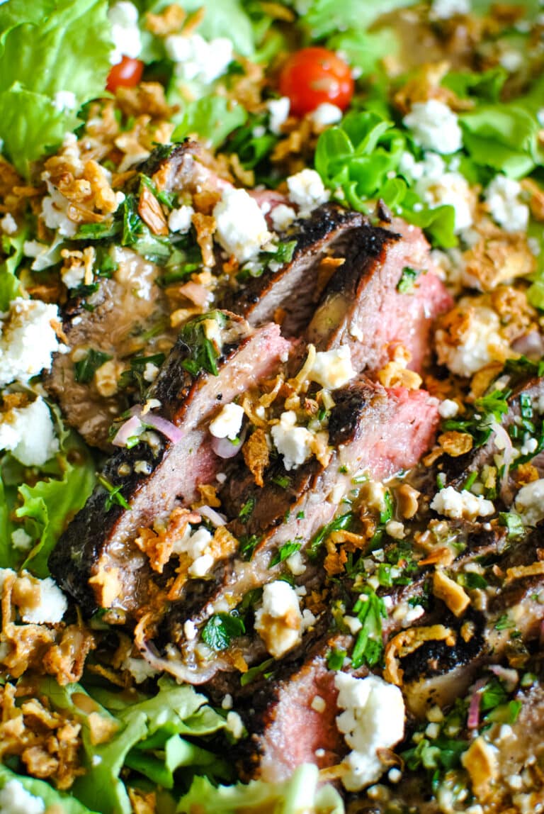 Simple Steak Salad | Delicious Steak Salad Recipe