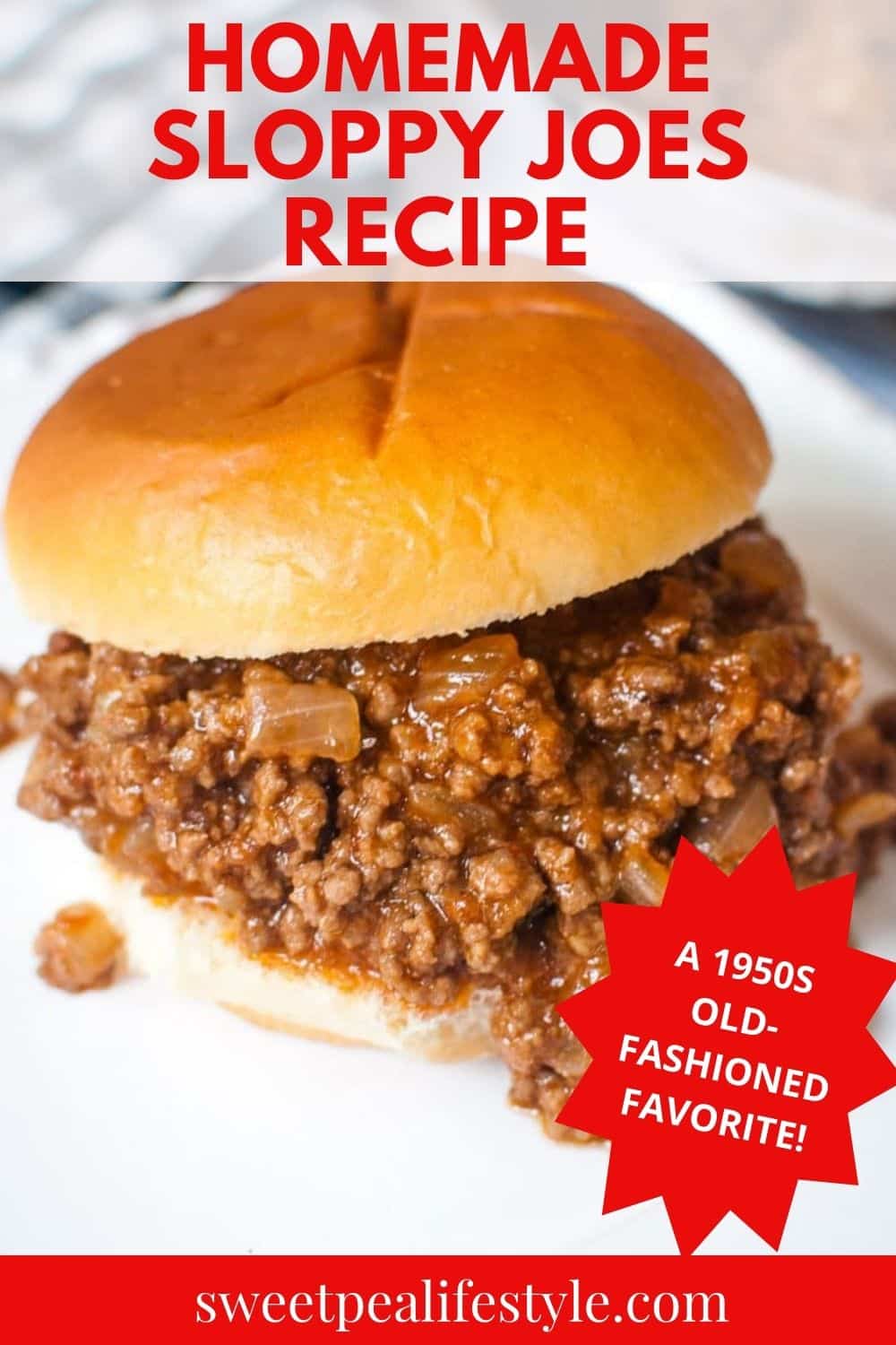 Homemade Sloppy Joes Recipe (Old Fashioned 1950s)