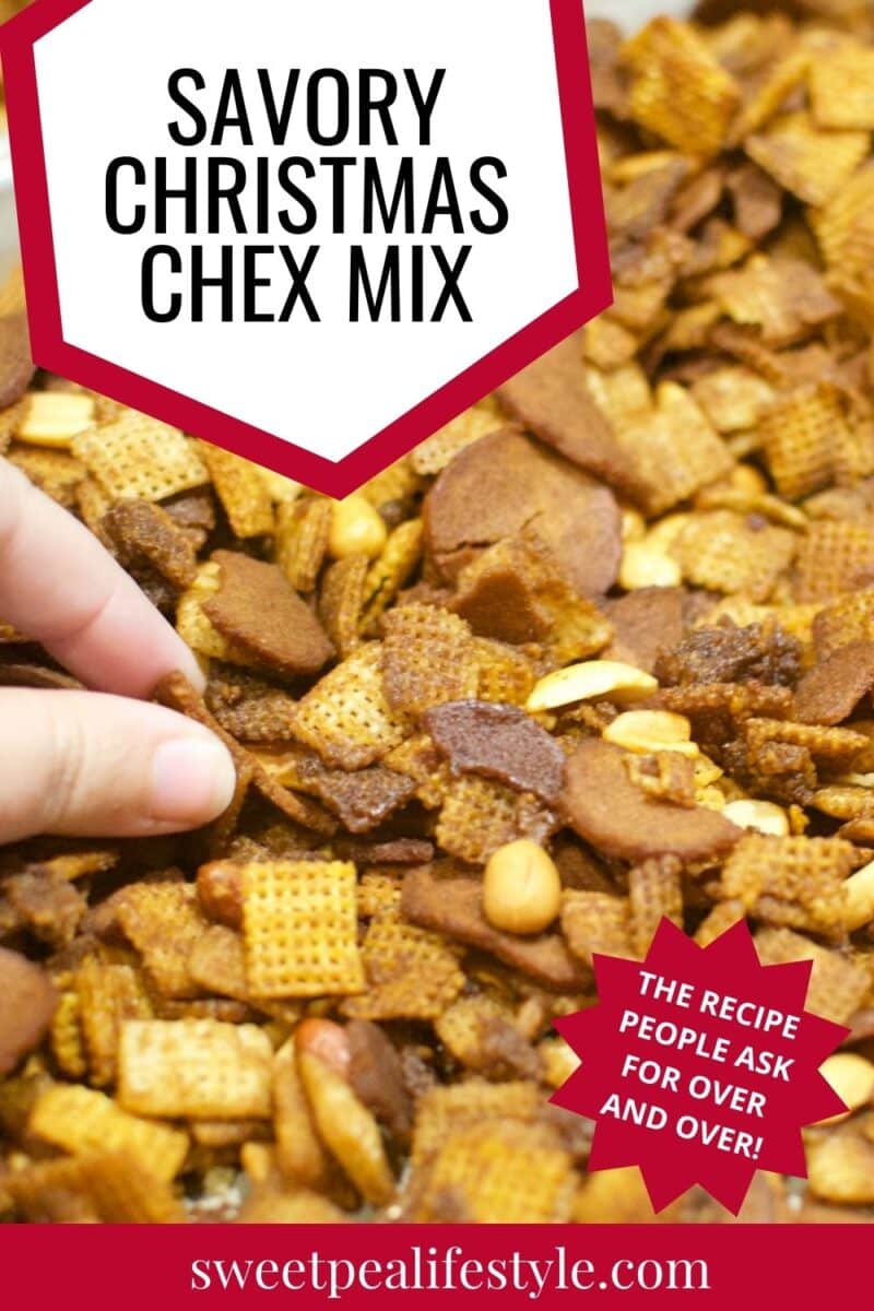 Christmas Chex Mix | Savory Chex Mix Recipe