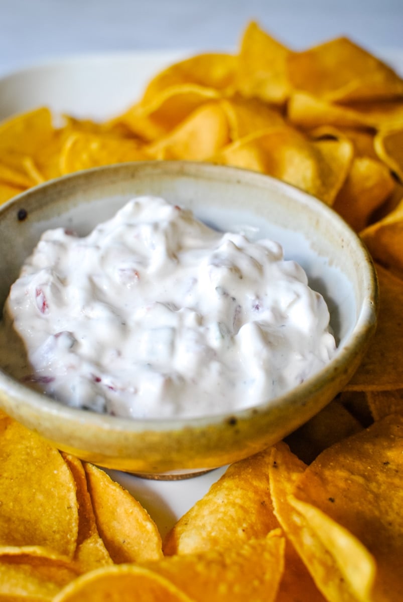 3-Ingredient Sour Cream Dip (The Best & Easy Recipe) - Sweetpea Lifestyle
