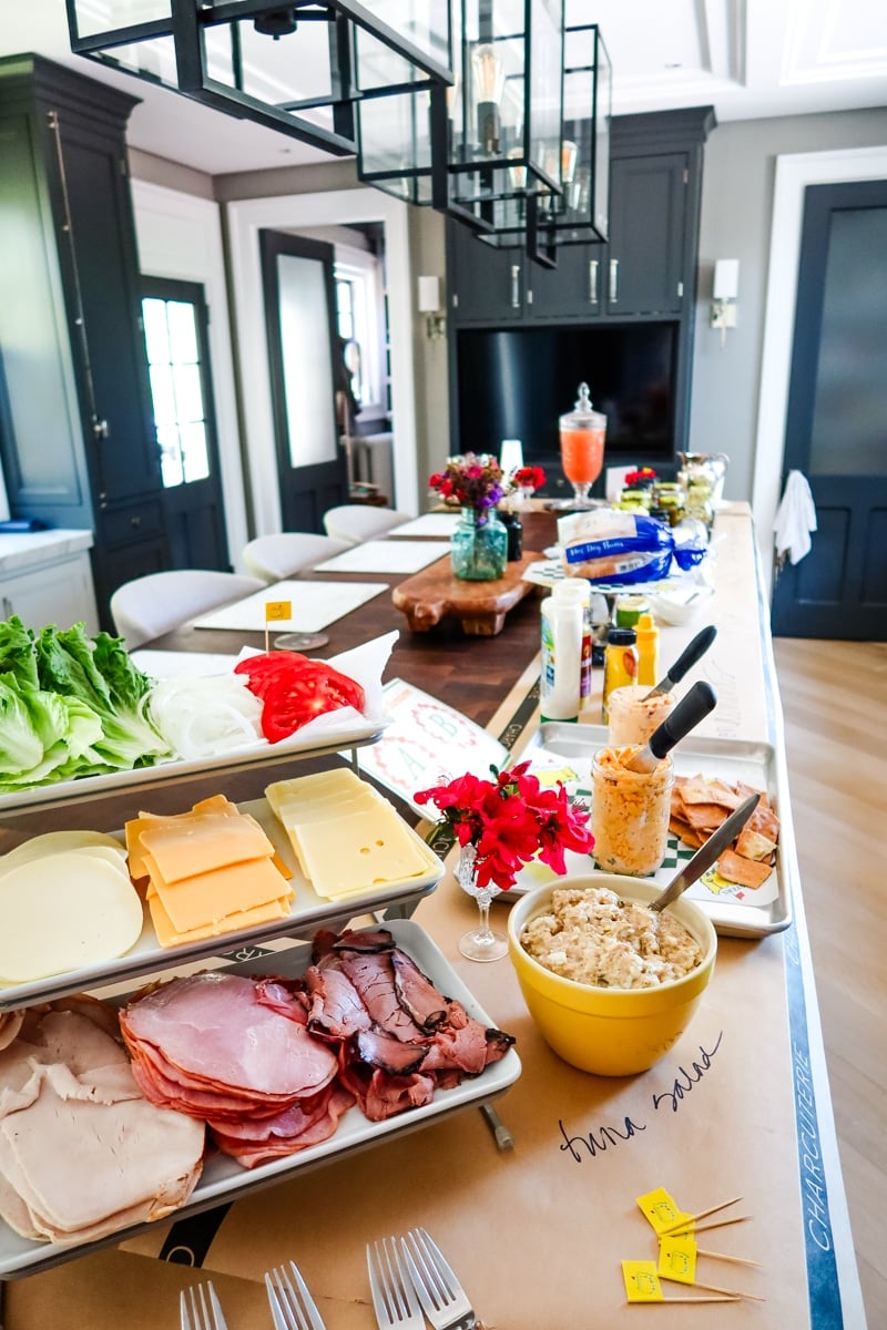 Make Your Own Sandwich Bar (Party Idea for a Crowd) - Sweetpea Lifestyle