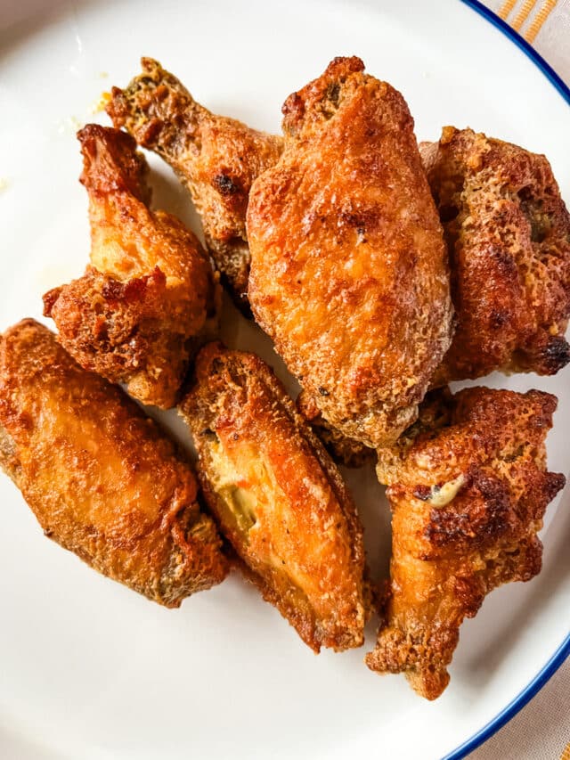 Caesar Chicken Wings Recipe with Parmesan Cheese - Sweetpea Lifestyle