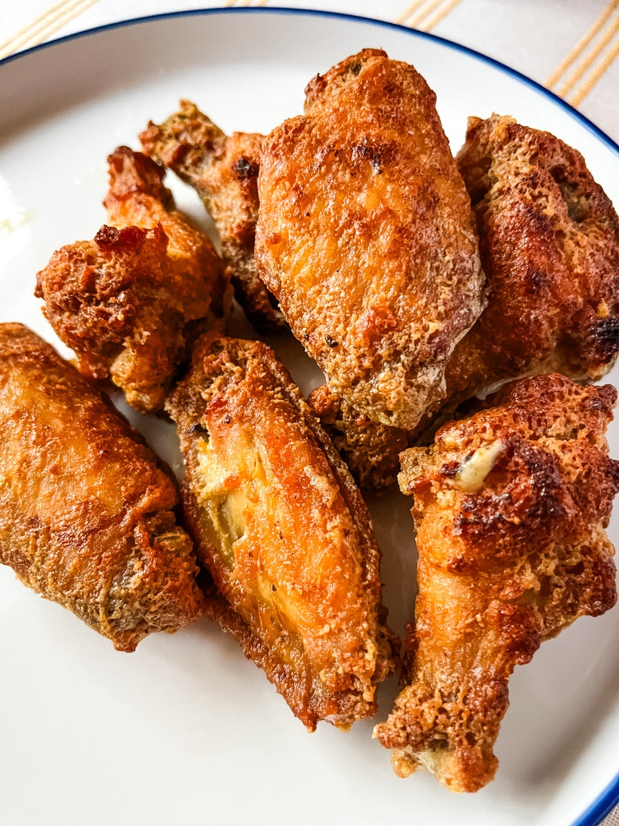 Caesar Chicken Wings Recipe with Parmesan Cheese - Sweetpea Lifestyle
