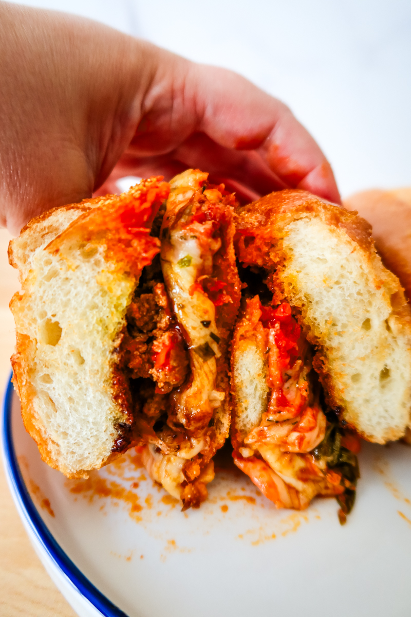 Smashed Meatball Subs - Sweetpea Lifestyle